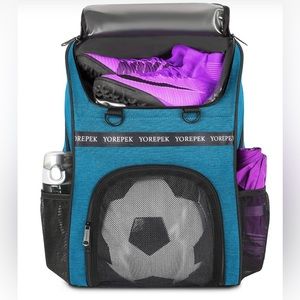 Bags | Nwt Backpack With Ball Compartment Large Capacity Sports ...